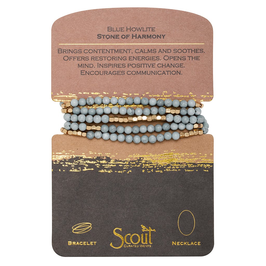 Scout Blue Howlite Wrap – Dandelion Jewelry