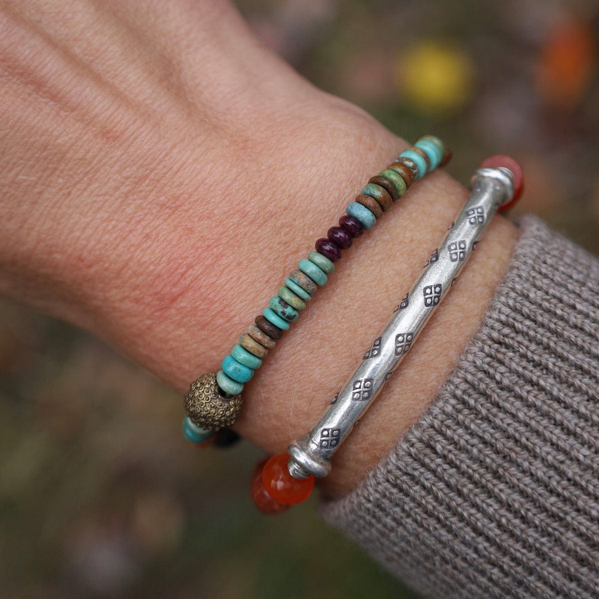 The Earth Works Stretch Bracelet – Dandelion Jewelry