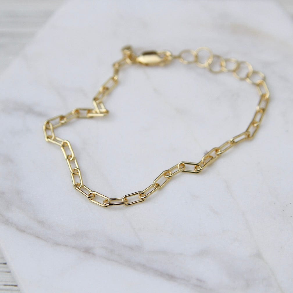 Gold Vermeil Parallel Chain Bracelet – Dandelion Jewelry