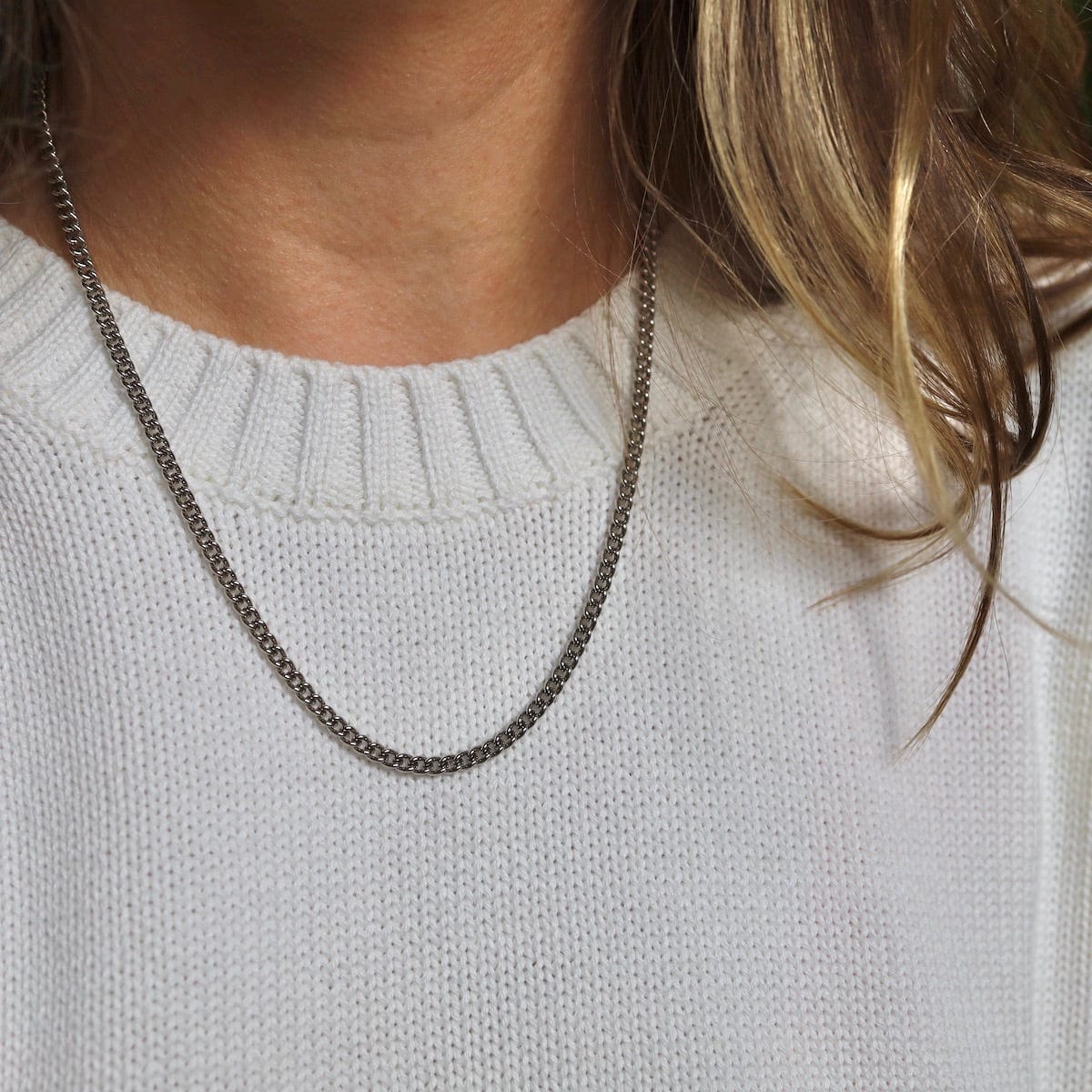 20" Heavy Curb Chain – Dandelion Jewelry