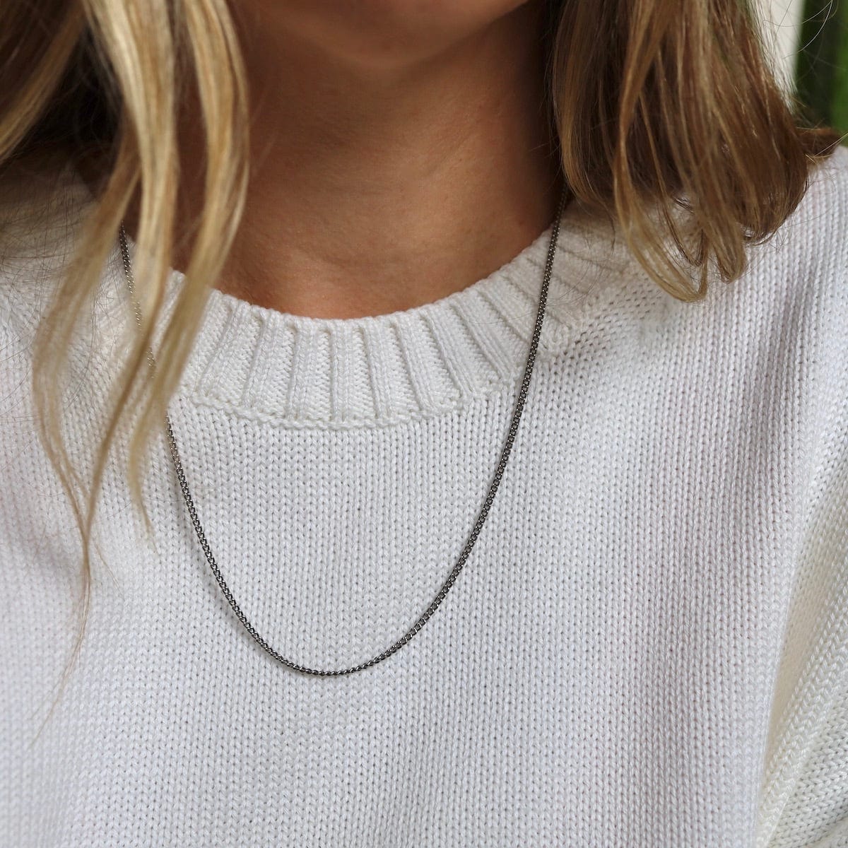 22" Medium Curb Chain – Dandelion Jewelry