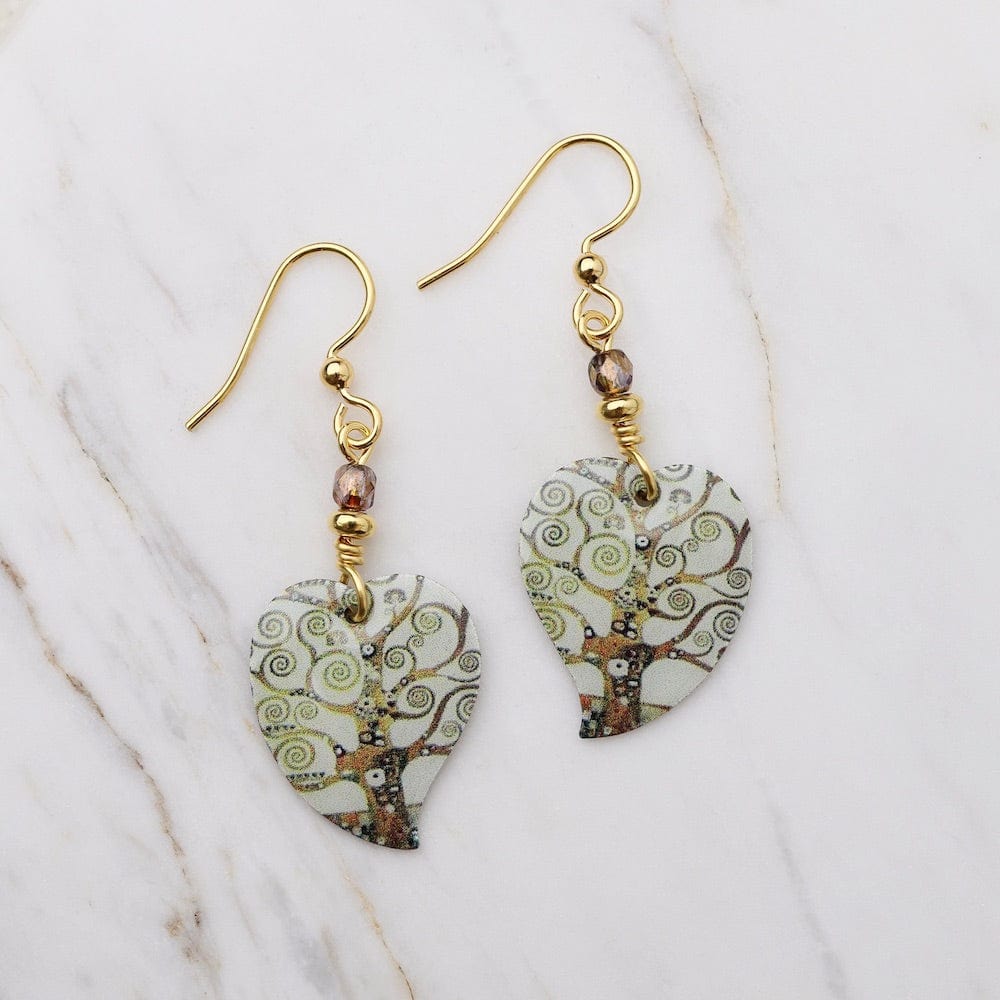 Love Grows Tree on Heart Earrings – Dandelion Jewelry