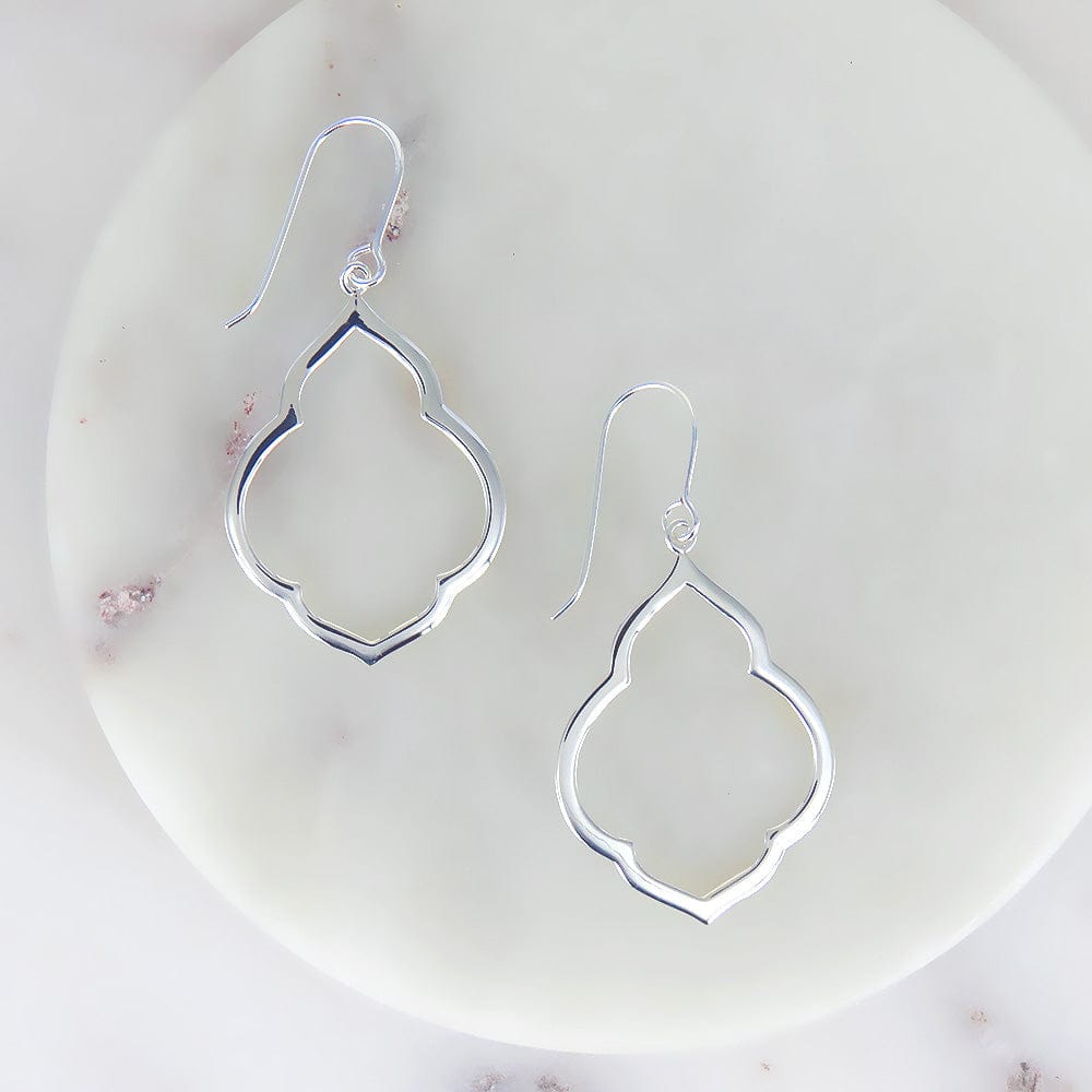 Polished Small Persian Window Earring – Dandelion Jewelry