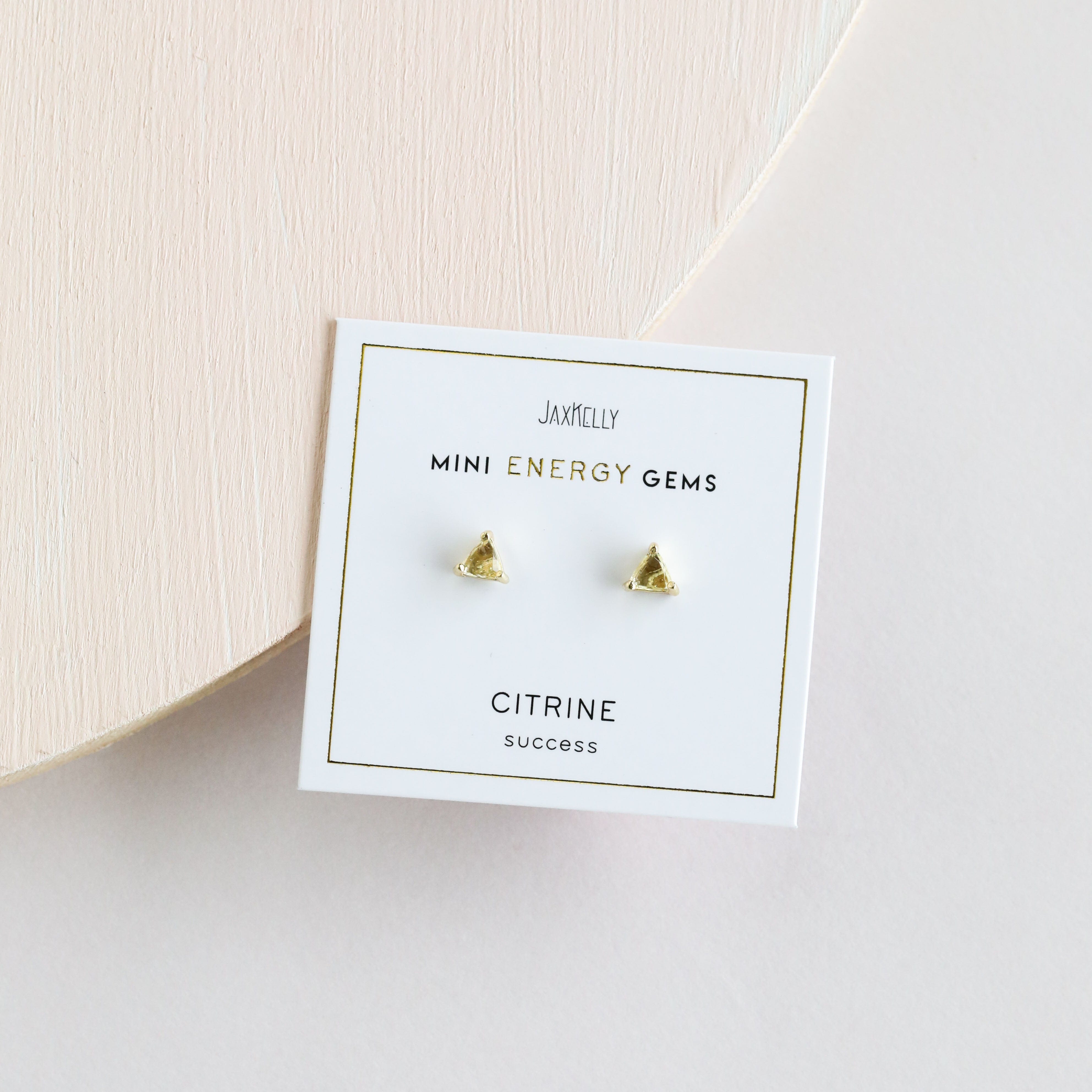 Mini Energy Gem Earring - Citrine – Dandelion Jewelry