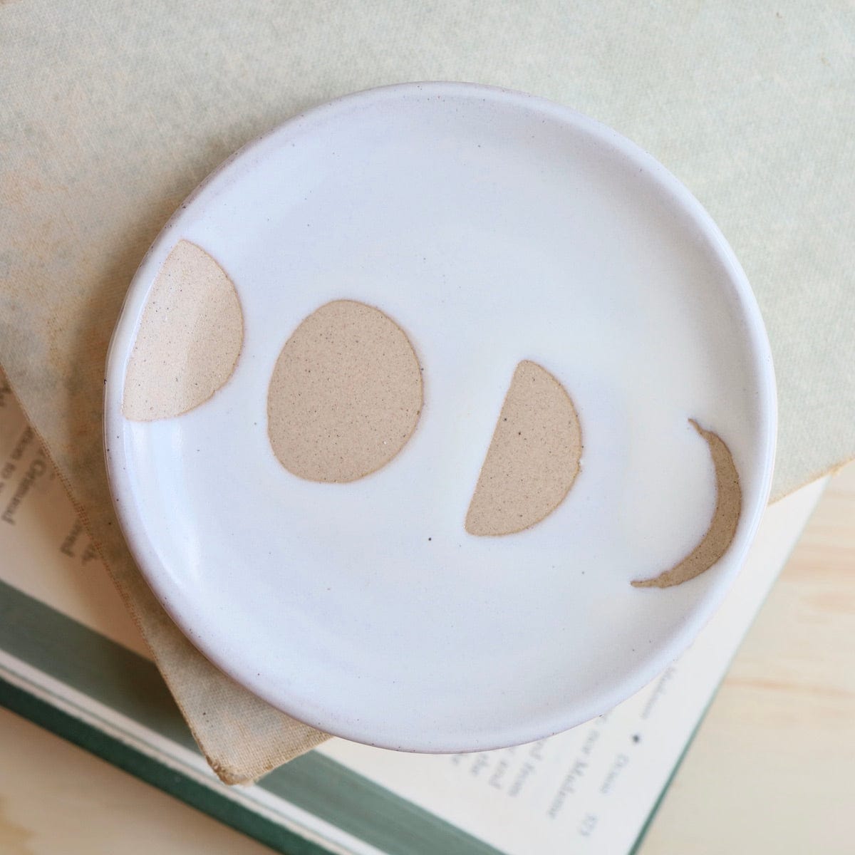 Ceramic Catch All Dish - Moon Phase – Dandelion Jewelry