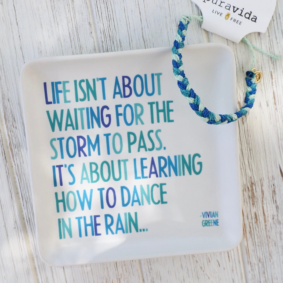 "Dance in the rain" Trinket Dish – Dandelion Jewelry