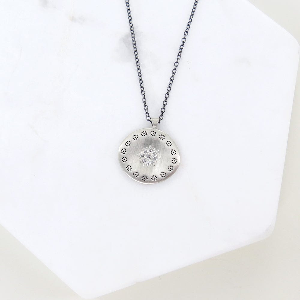Large Cluster Pendant in Diamond – Dandelion Jewelry