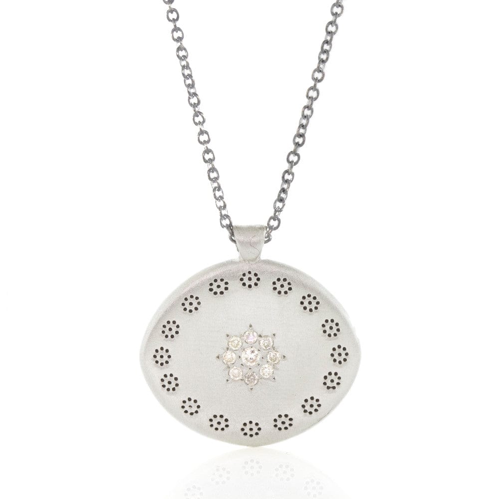 Large Cluster Pendant in Diamond – Dandelion Jewelry