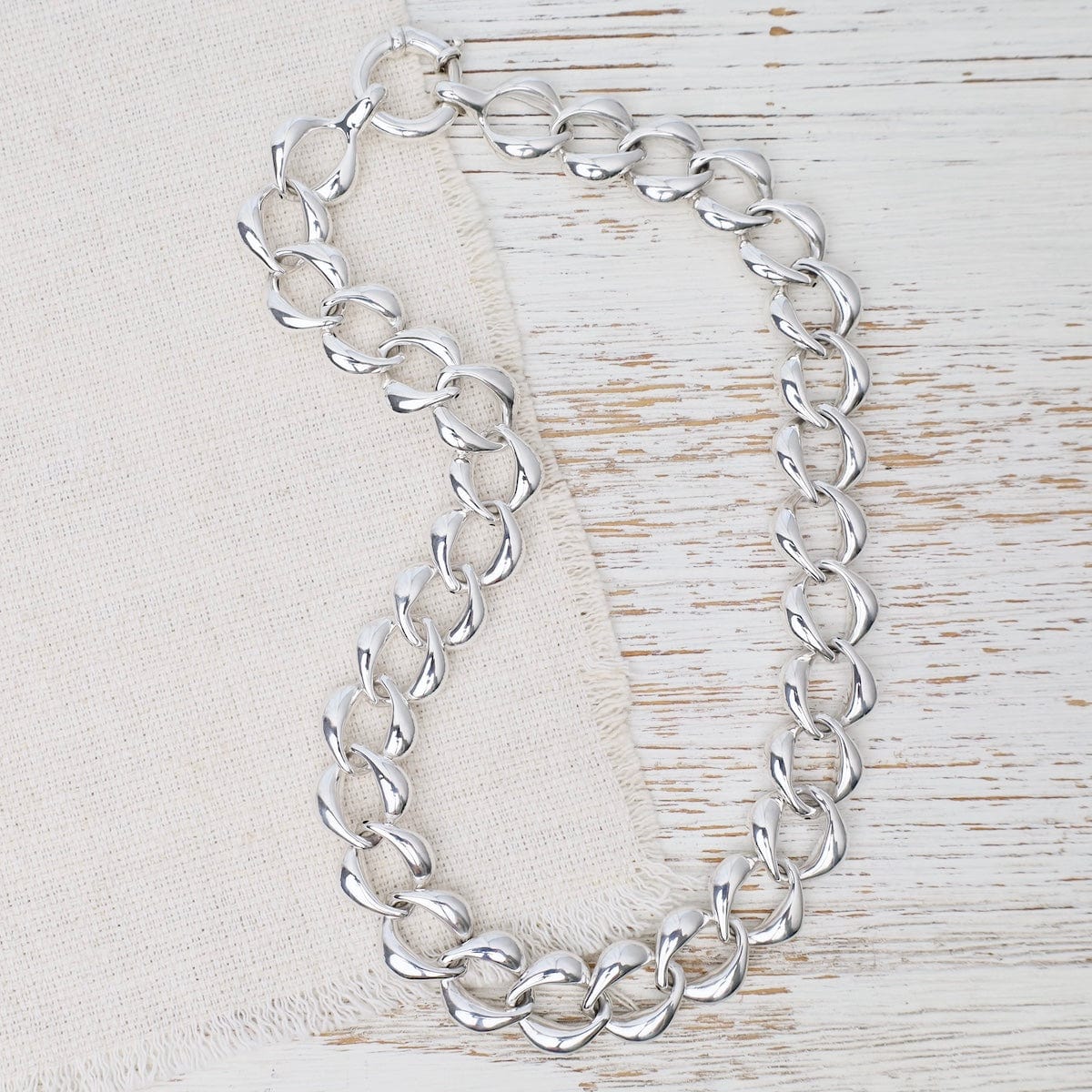 Electroform Loop Link Necklace – Dandelion Jewelry