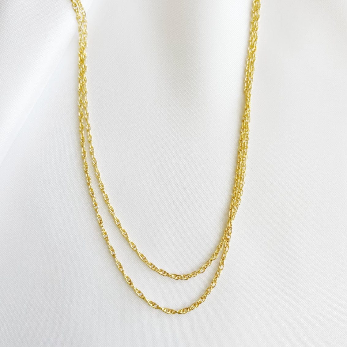 East Coast Rope Layering Chain Necklace Gold Filled – Dandelion Jewelry