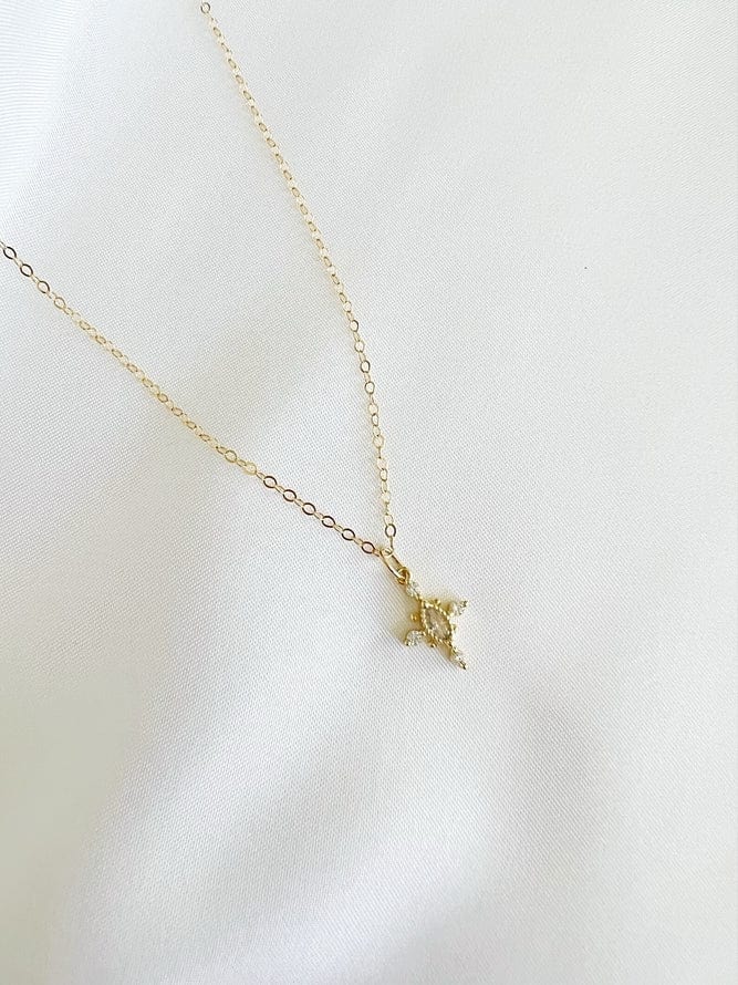 Starlight CZ Necklace Gold Filled – Dandelion Jewelry