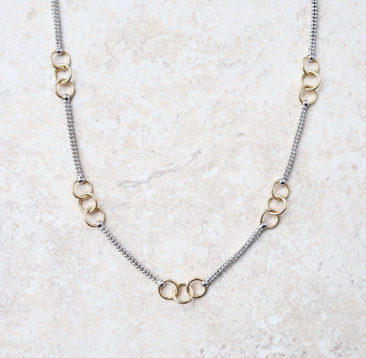 Chain & Circles Necklace – Dandelion Jewelry