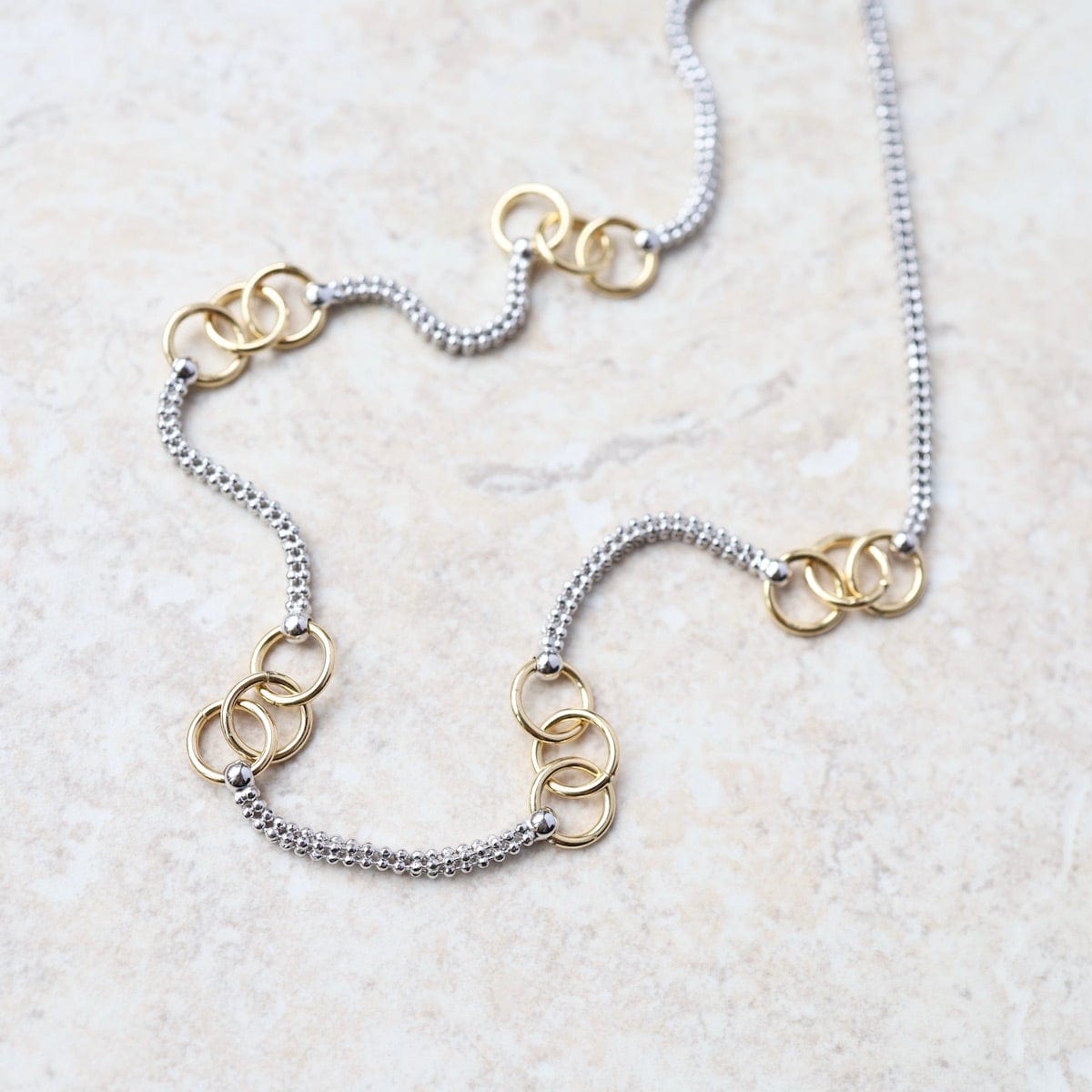 Chain & Circles Necklace – Dandelion Jewelry