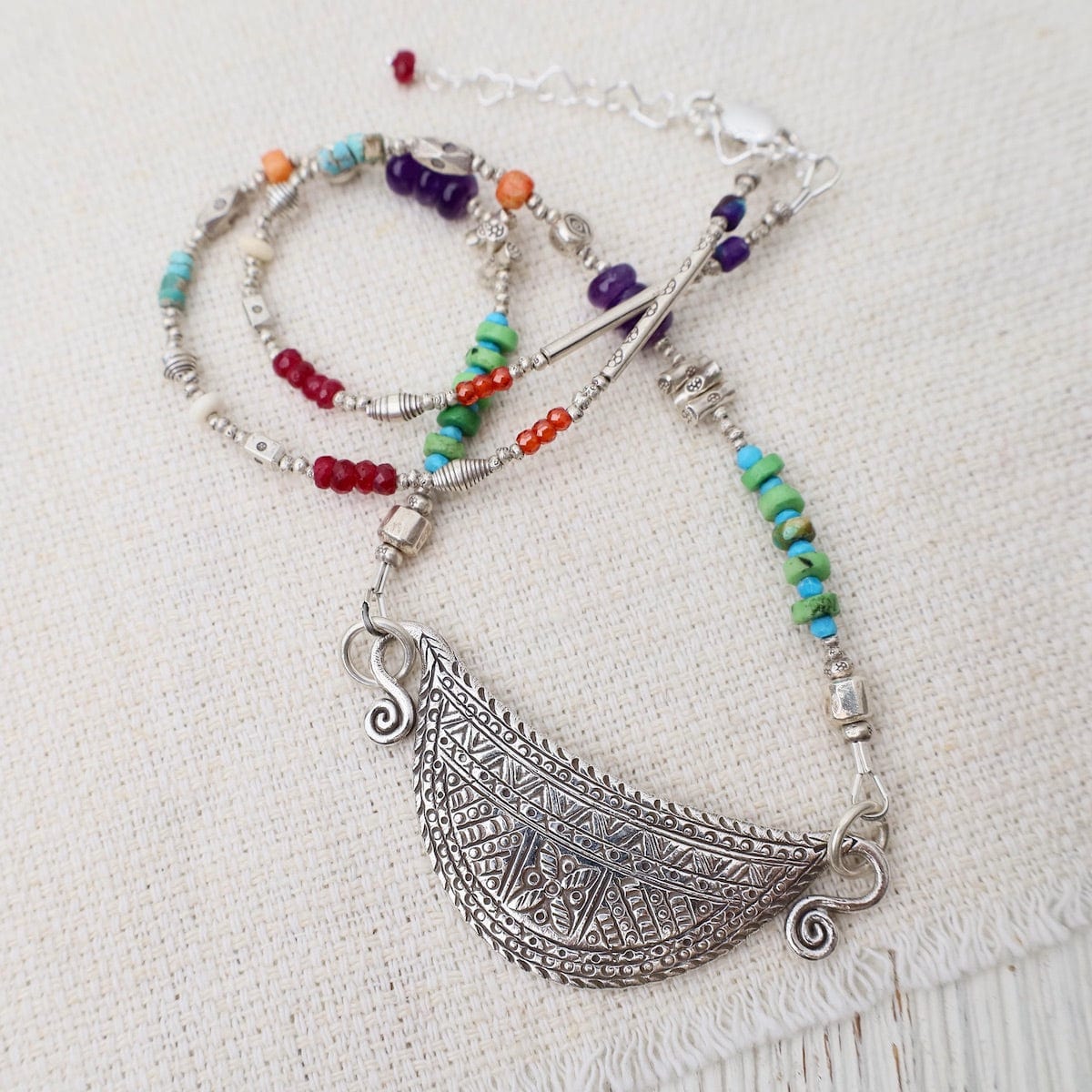 Jill's Silver Spirit Lock Necklace – Dandelion Jewelry