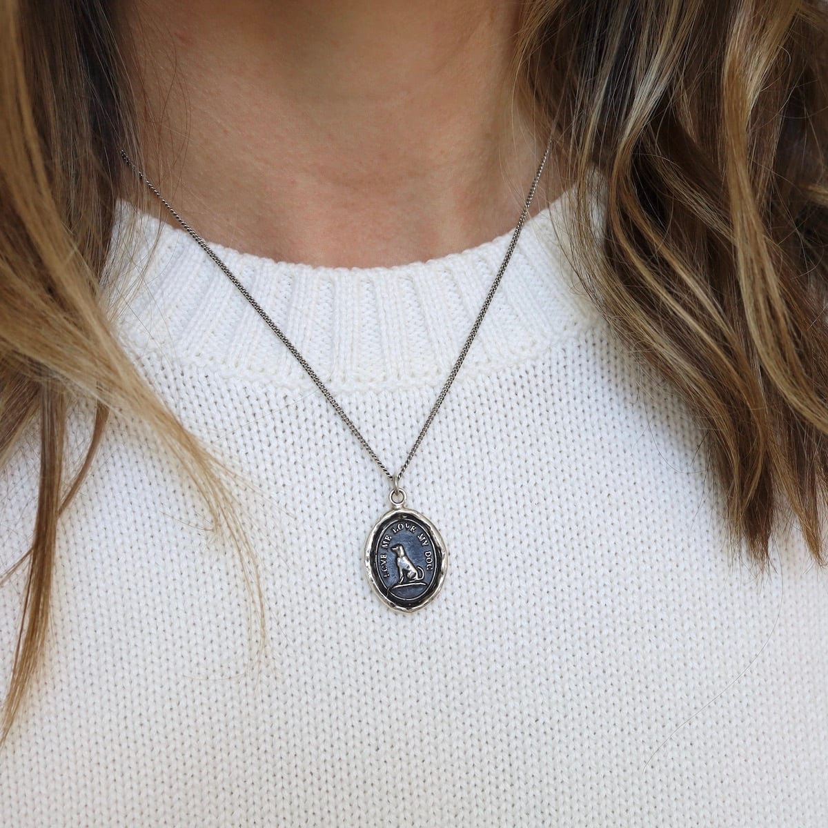 Love My Dog Talisman Necklace – Dandelion Jewelry