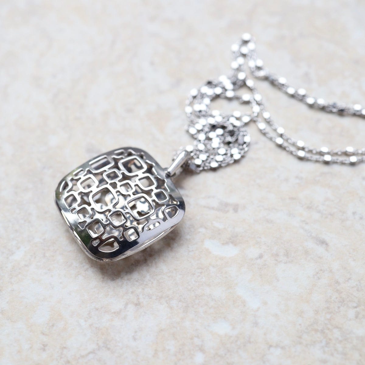 Mosaic Square Necklace – Dandelion Jewelry