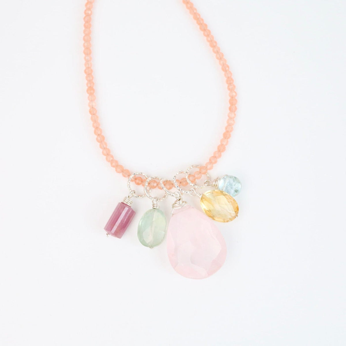 Peach Chalcedony Necklace – Dandelion Jewelry