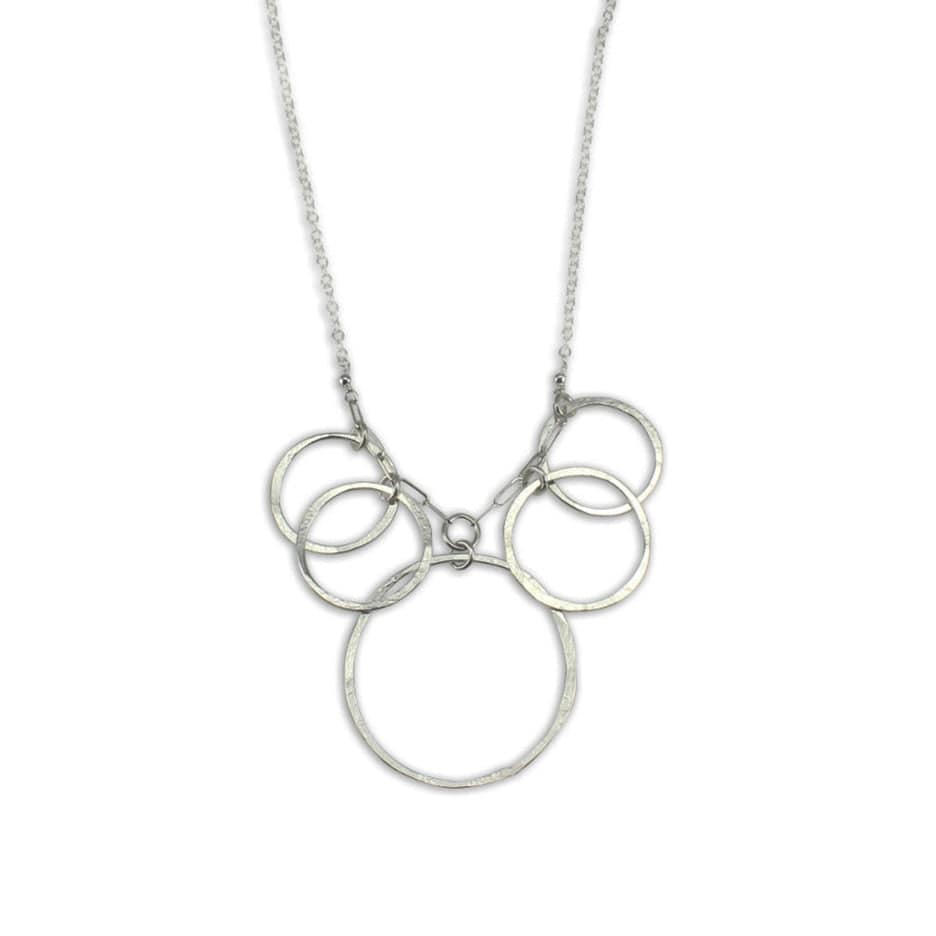 TAPERED ORBIT NECKLACE IN STERLING SILVER – Dandelion Jewelry