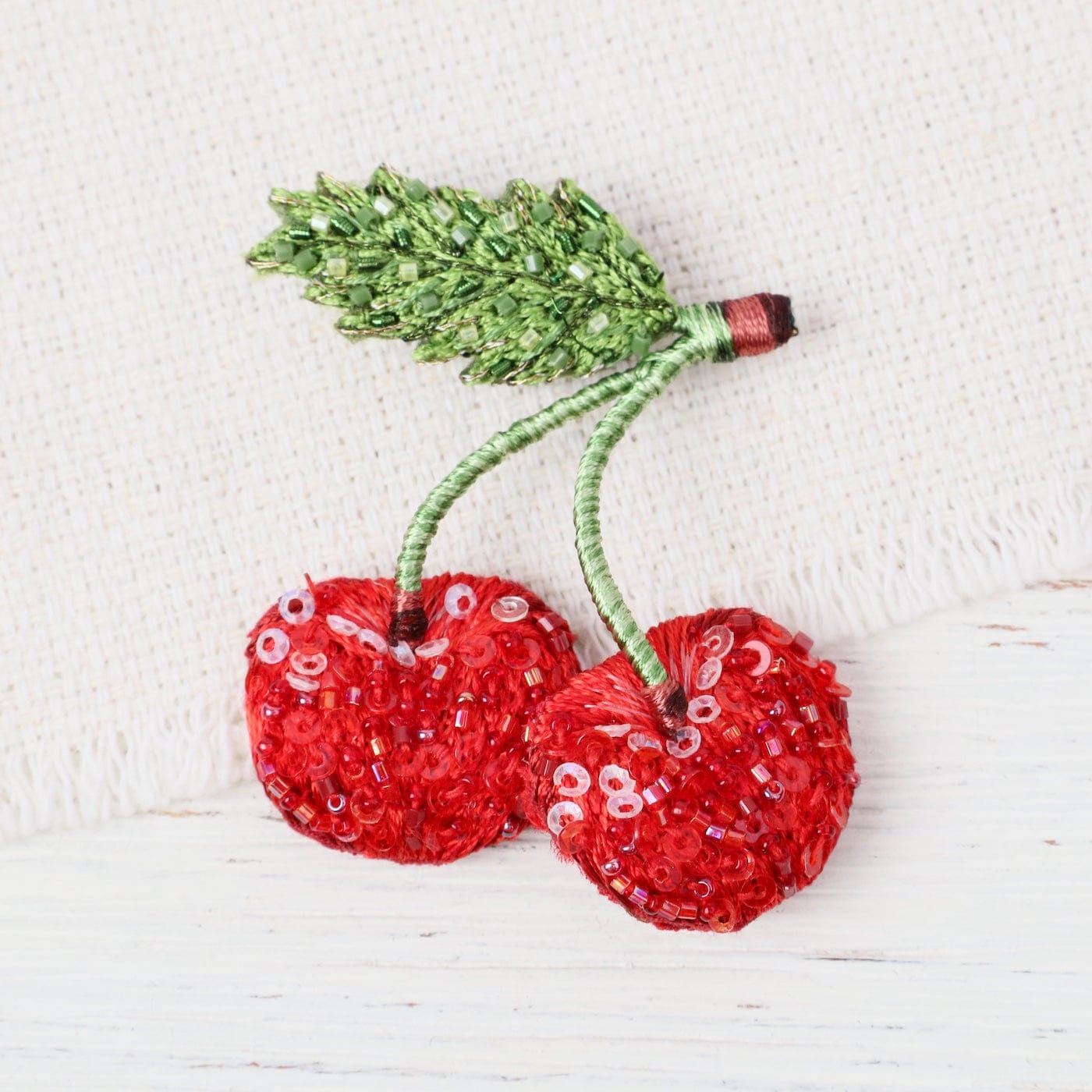 North Star Cherry Brooch Pin – Dandelion Jewelry