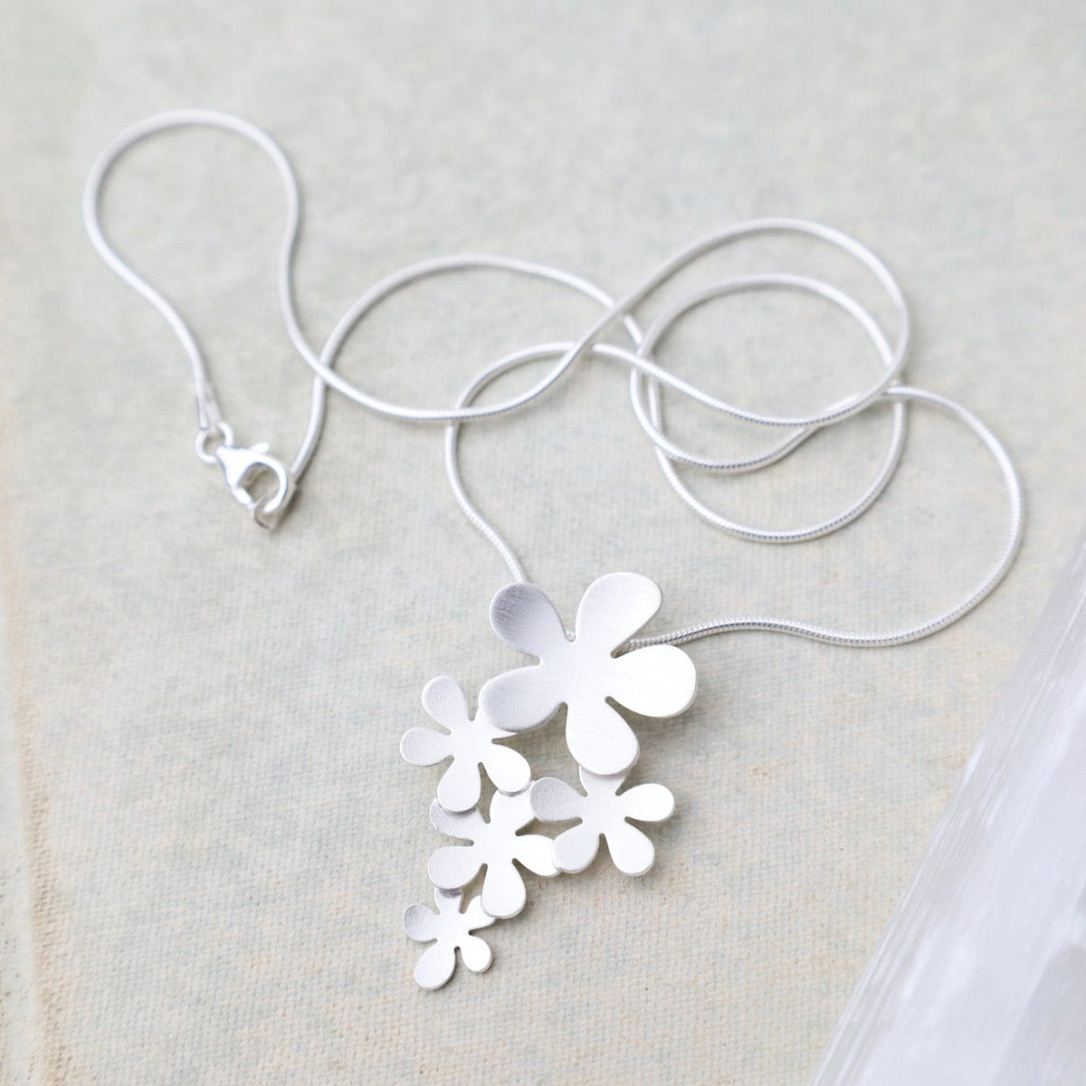 Buttercup Collage Pendant Necklace – Dandelion Jewelry