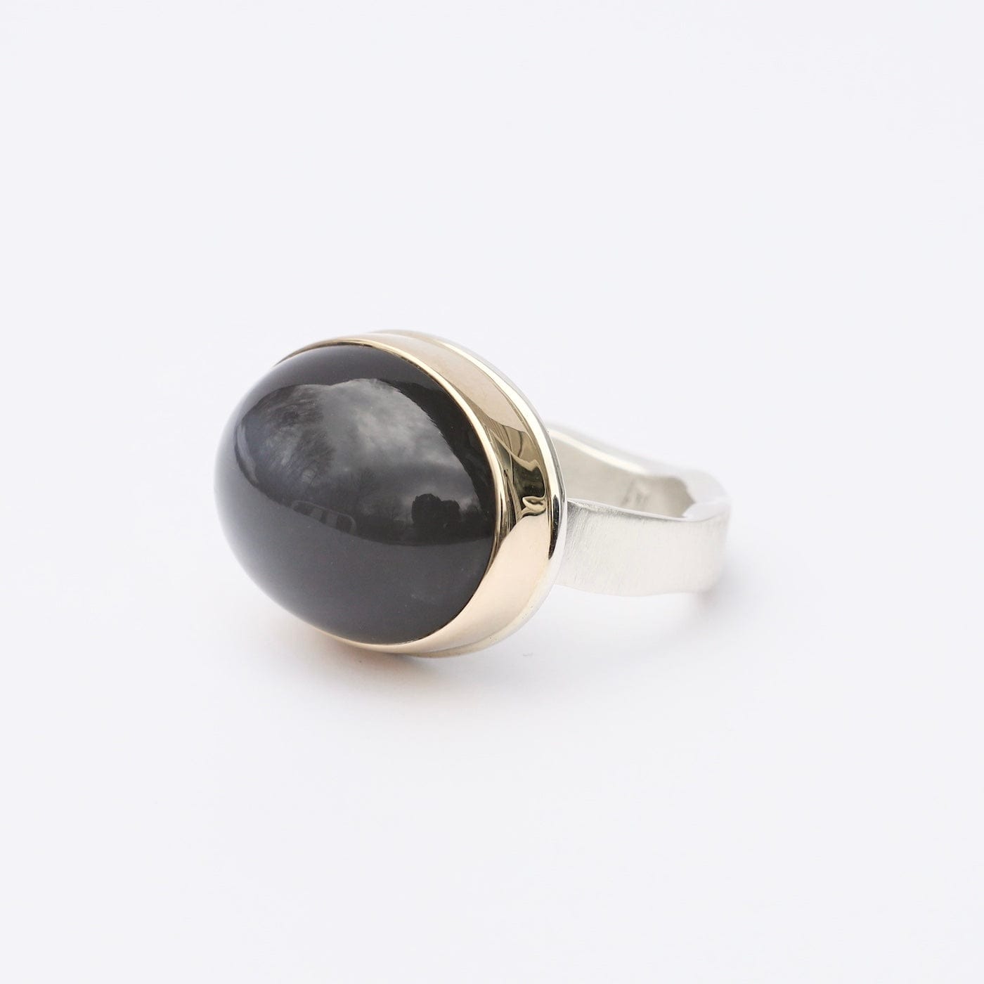 Jamie Joseph Oval Smooth Grey Moonstone Ring – Dandelion Jewelry