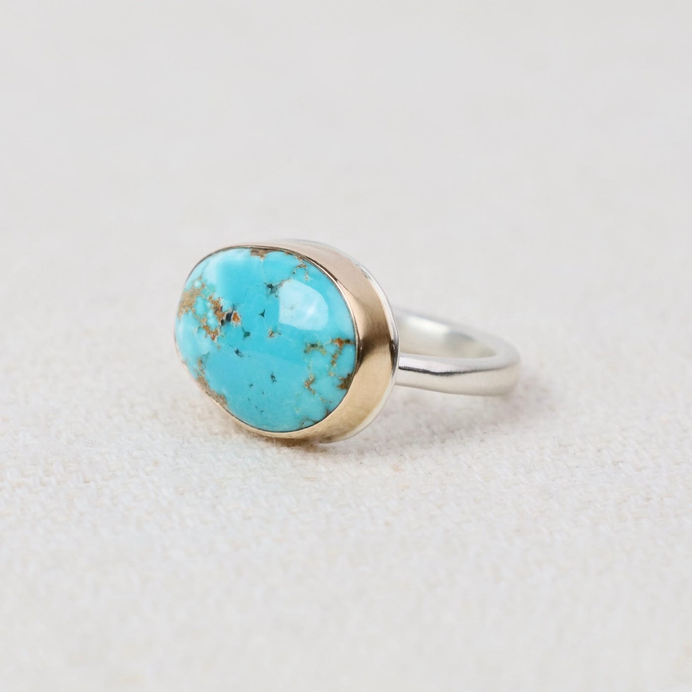 Jamie Joseph Asymmetrical Carico Lake Turquoise Ring – Dandelion Jewelry